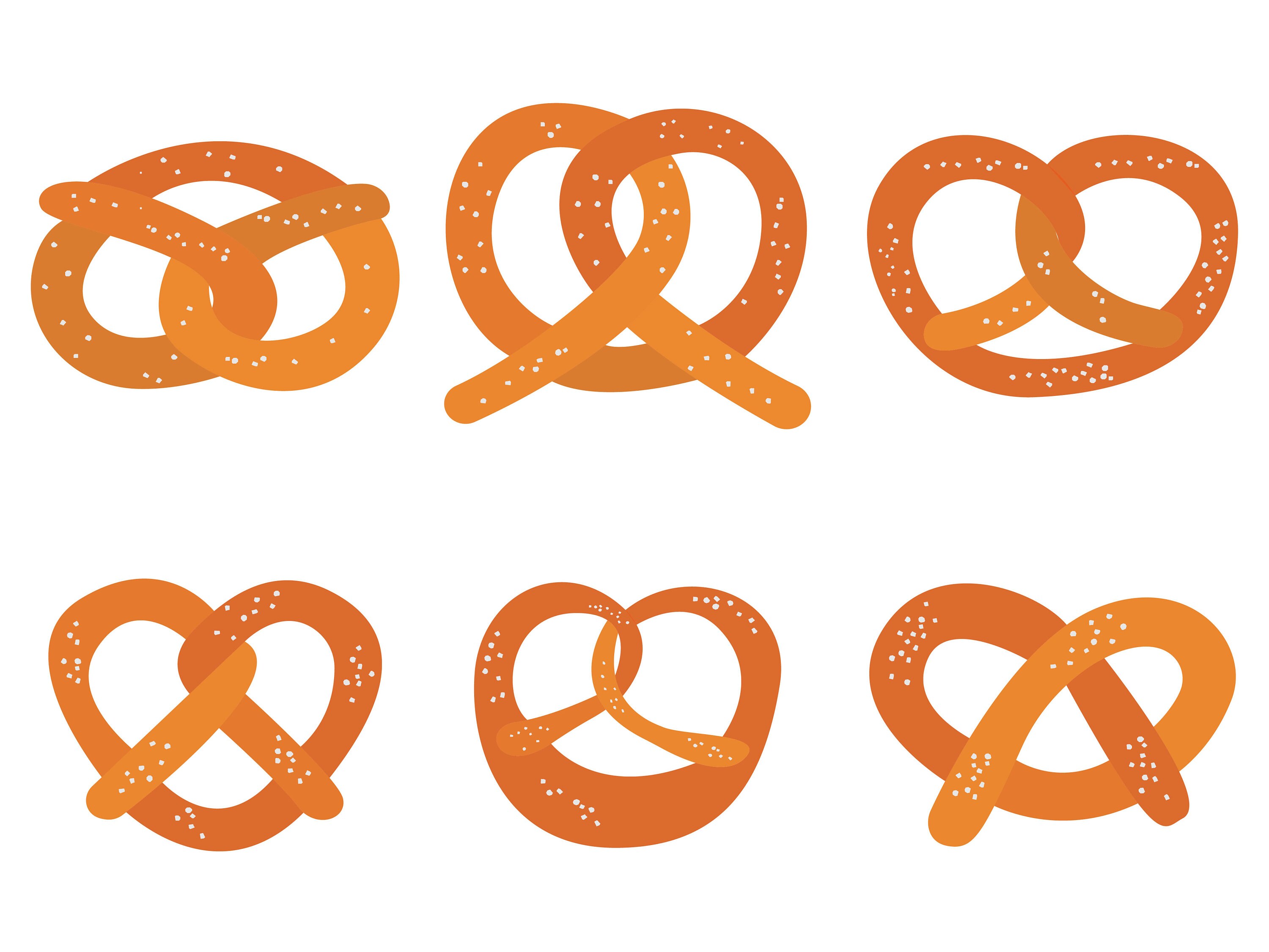 Pretzel Doodle Set - Digital Download - Etsy