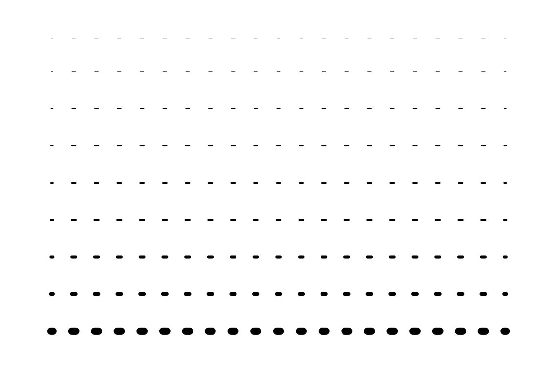 Dotted Horizontal Simple Line Design - Etsy