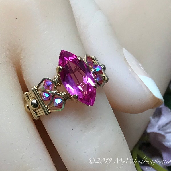 Pink Sapphire Ring - Etsy