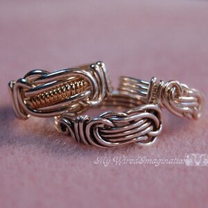 Knot Ring Wire Wrapping Tutorial All Wire Ring Ladies or Mens Knot Ring ...