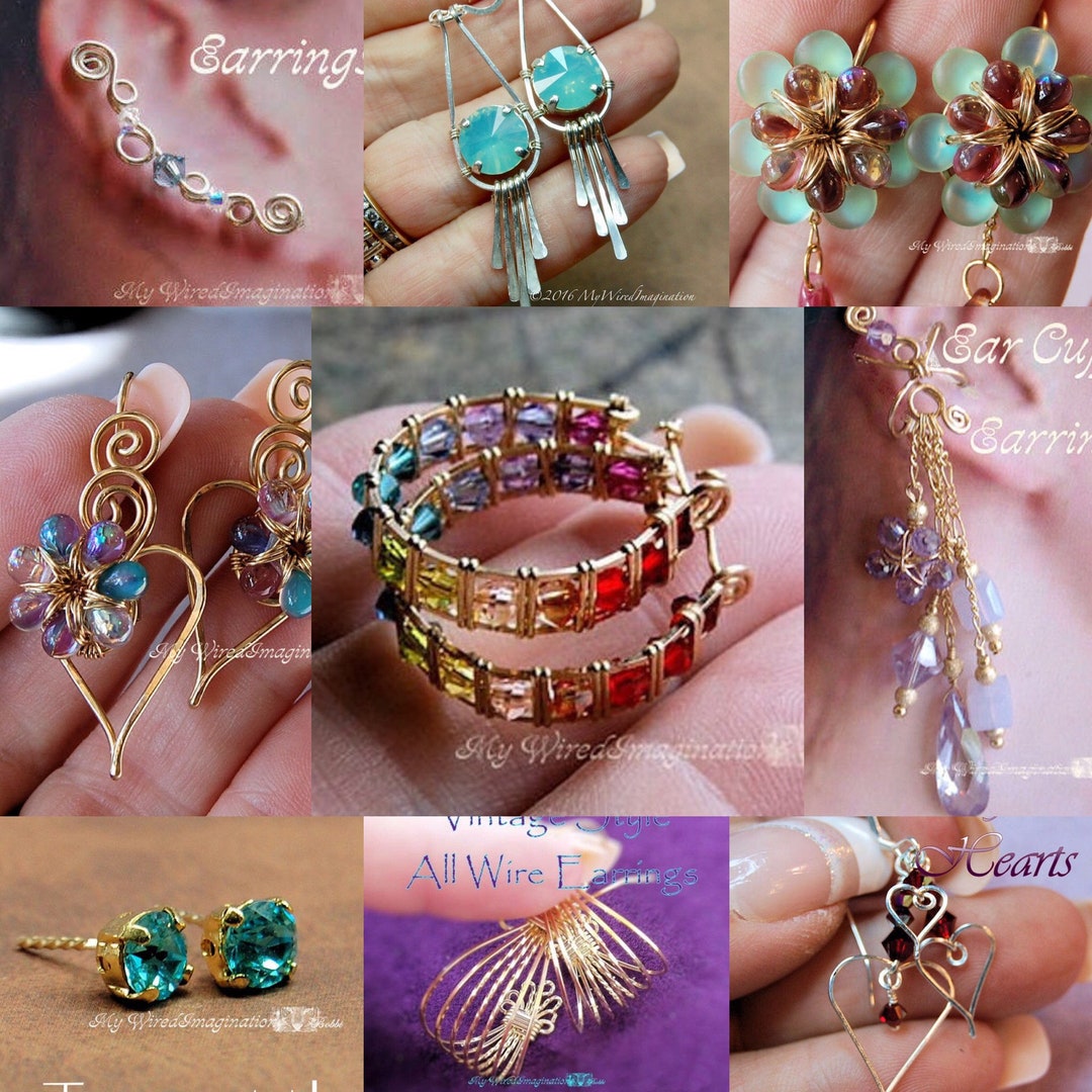 Earring Lovers Wire Earring Patterns Jewelry Tutorial Special - 9 ...