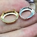 2 Pcs Silver or Gold Plated Settings, Fits Oval Shape 4120 Crystals ...