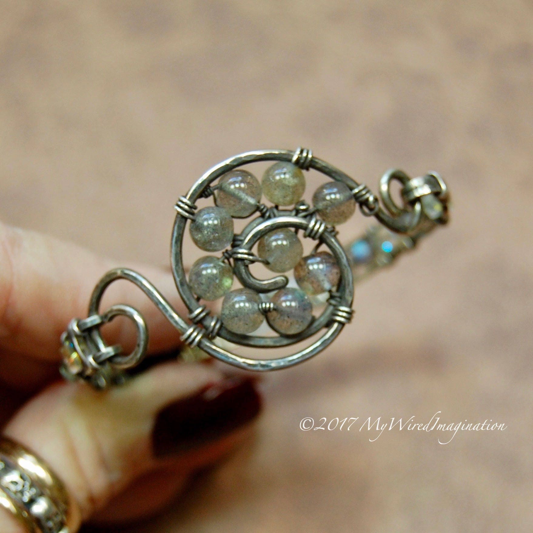 Wire Wrapping Tutorial Eye of the Hurricane Wire Wrap | Etsy