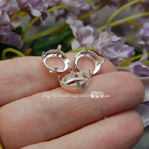 Rivoli Settings 3pcs SP Settings Swarovski 10mm 47ss 1122 Rivoli, Empty ...