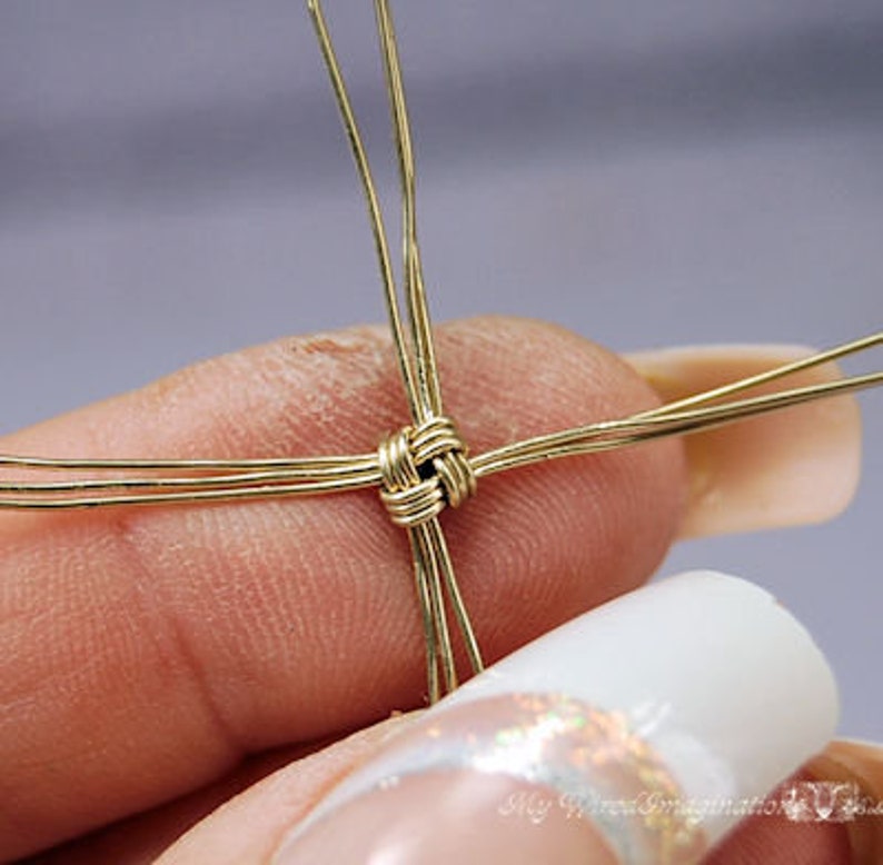 Wire Jewelry Girl Scout Knot Component Tutorial, Step-by-step Pattern ...