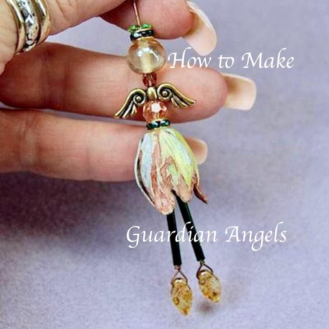 Wire Wrap Pendants, Guardian Angels or Faeries Jewelry Tutorial, Step ...