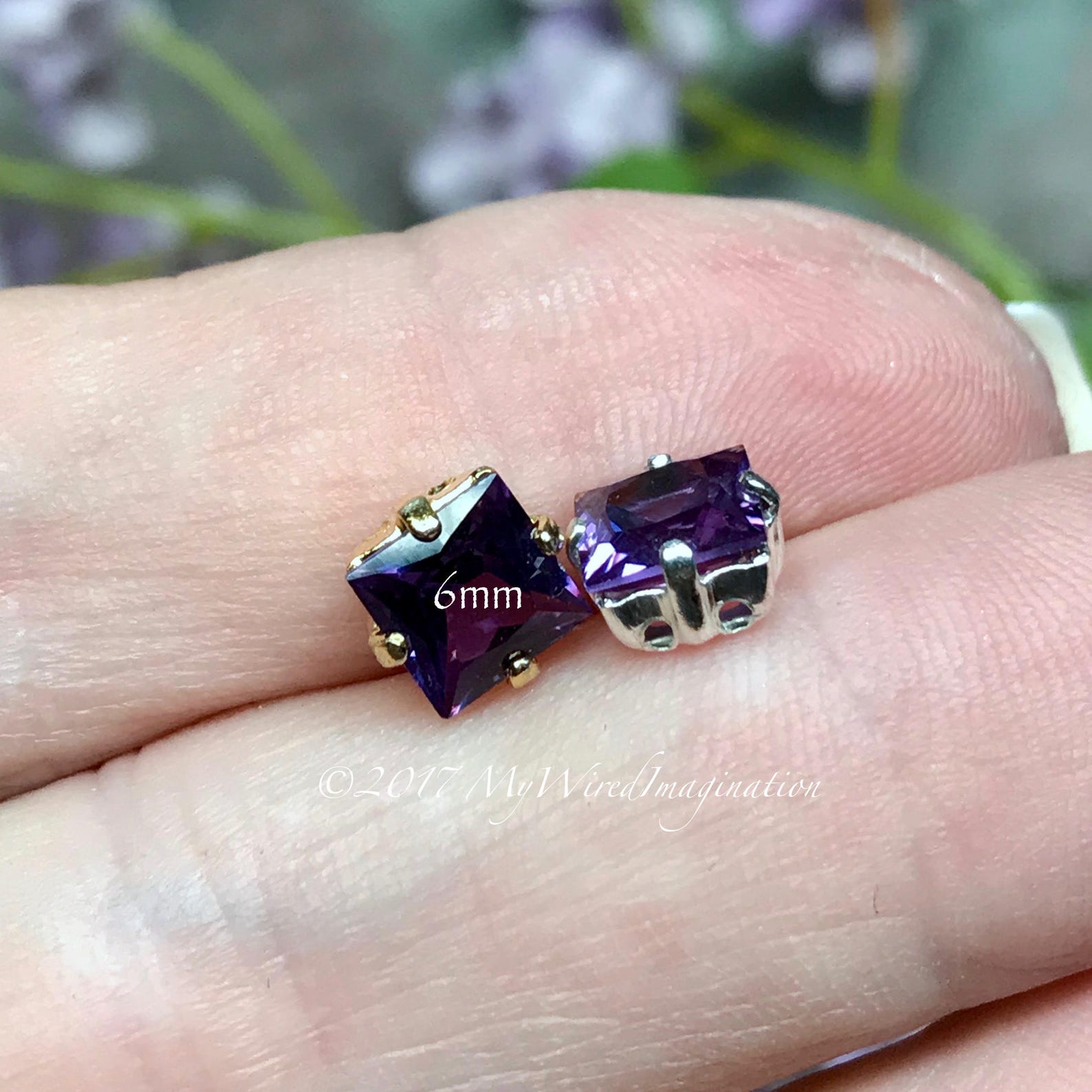 Alexandrite Color Change Lab Grown Gemstone 4 6 or 8mm - Etsy