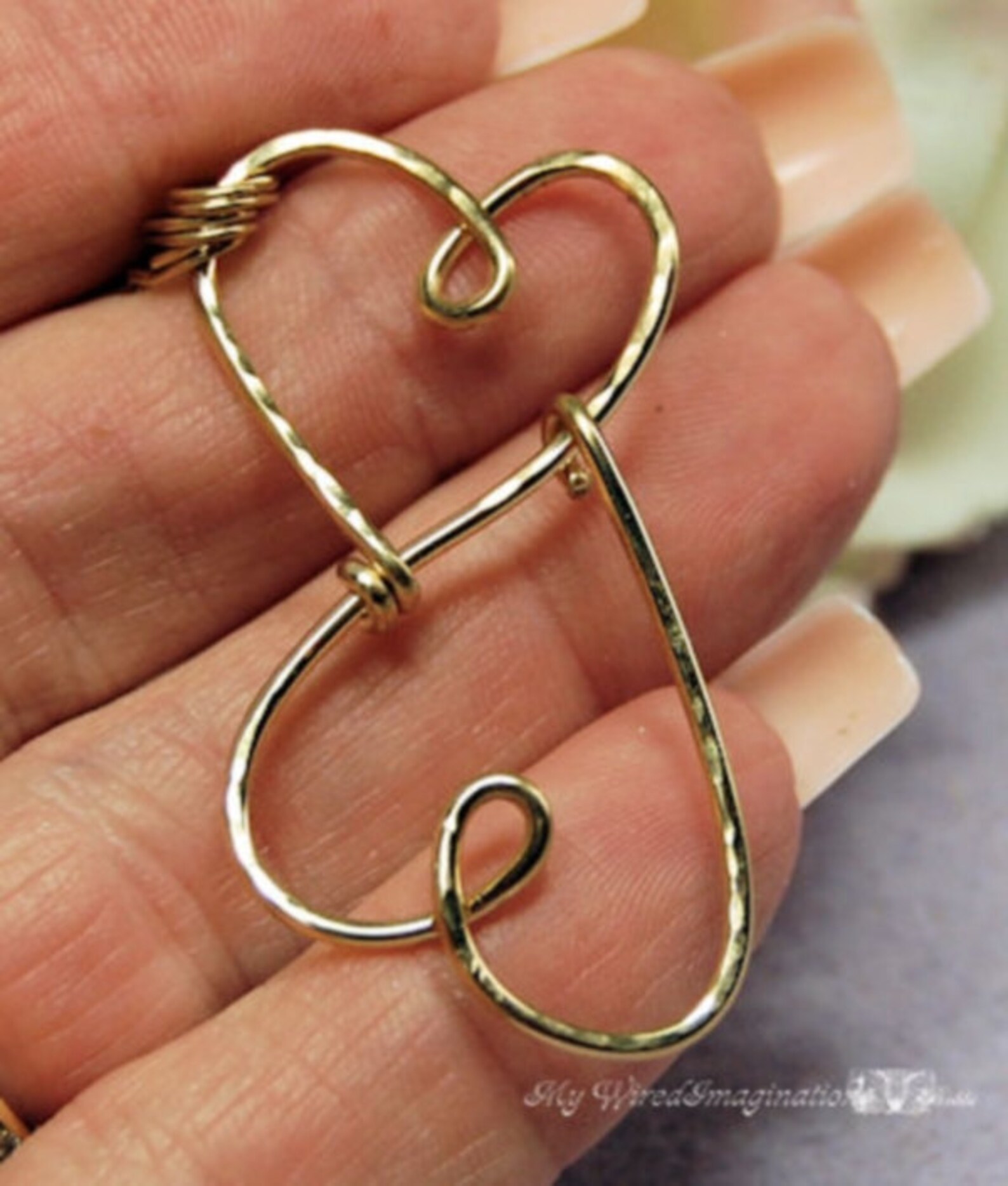 Wire Wrap Jewelry Tutorial: Charm Holder Pendant Step-by-step (PDF ...