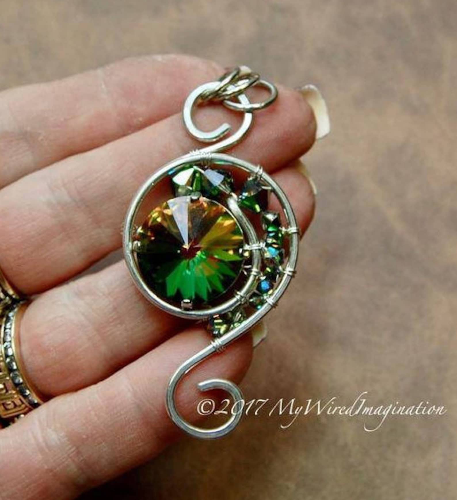 Wire Wrapping Tutorial Eye of the Hurricane Wire Wrap | Etsy