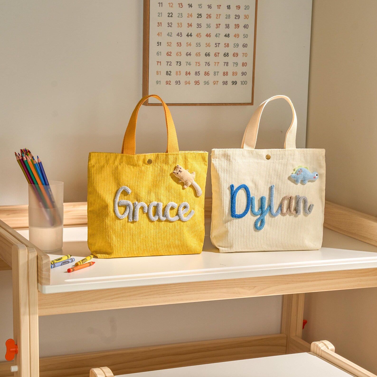 Personalized Name Handbag | Custom Children's Gift | Baby Shower Gifts ...
