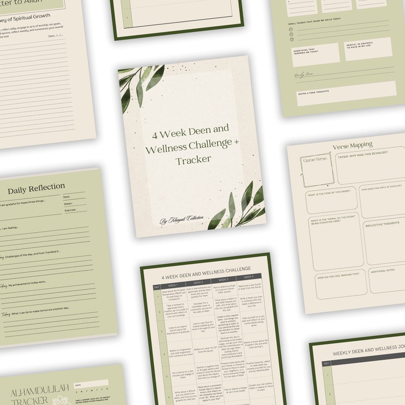 Islamic Journal - Quran Study - Deen - Muslim Planner - Islamic Planner ...