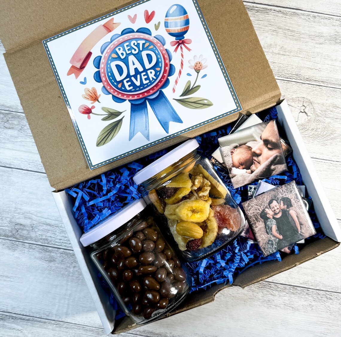 Fathers Day Gift With 6 Custom Magnets, Gift Box for Dad, Unique ...
