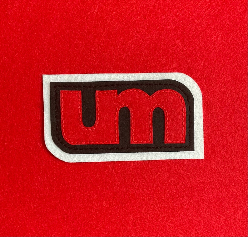 Umphrey’s Mcgee: Red Black White Felt Patch - Etsy