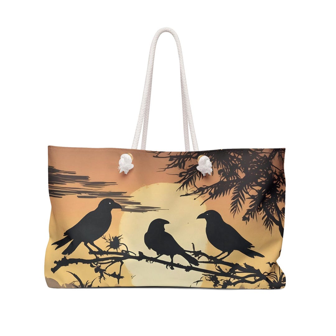 Weekender Bag With 3 Little Birds Design, Reggae Fans Gift, Musician ...