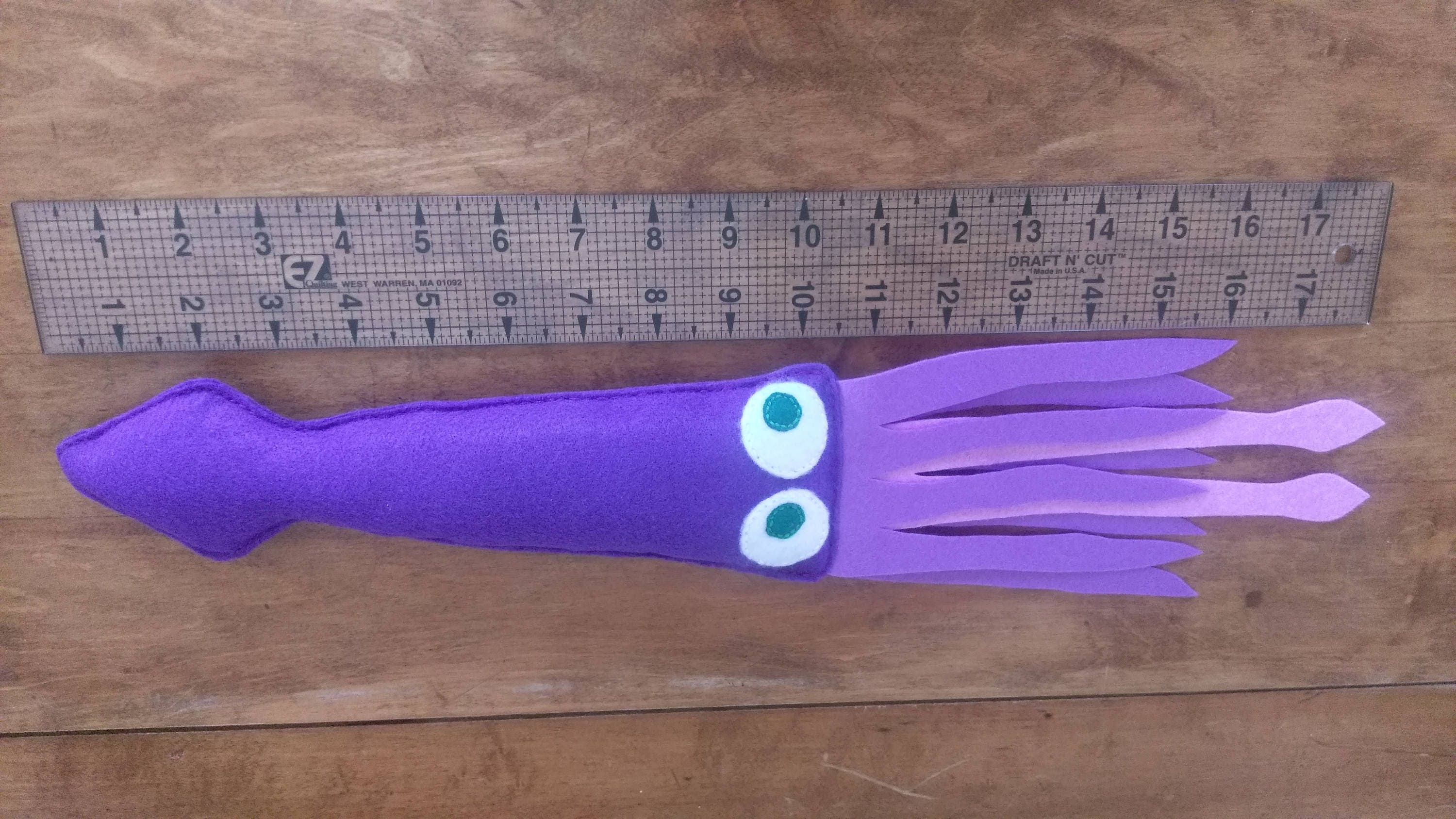 Big Felt Squid Cat Toy 10.5 Inch Body - Etsy UK