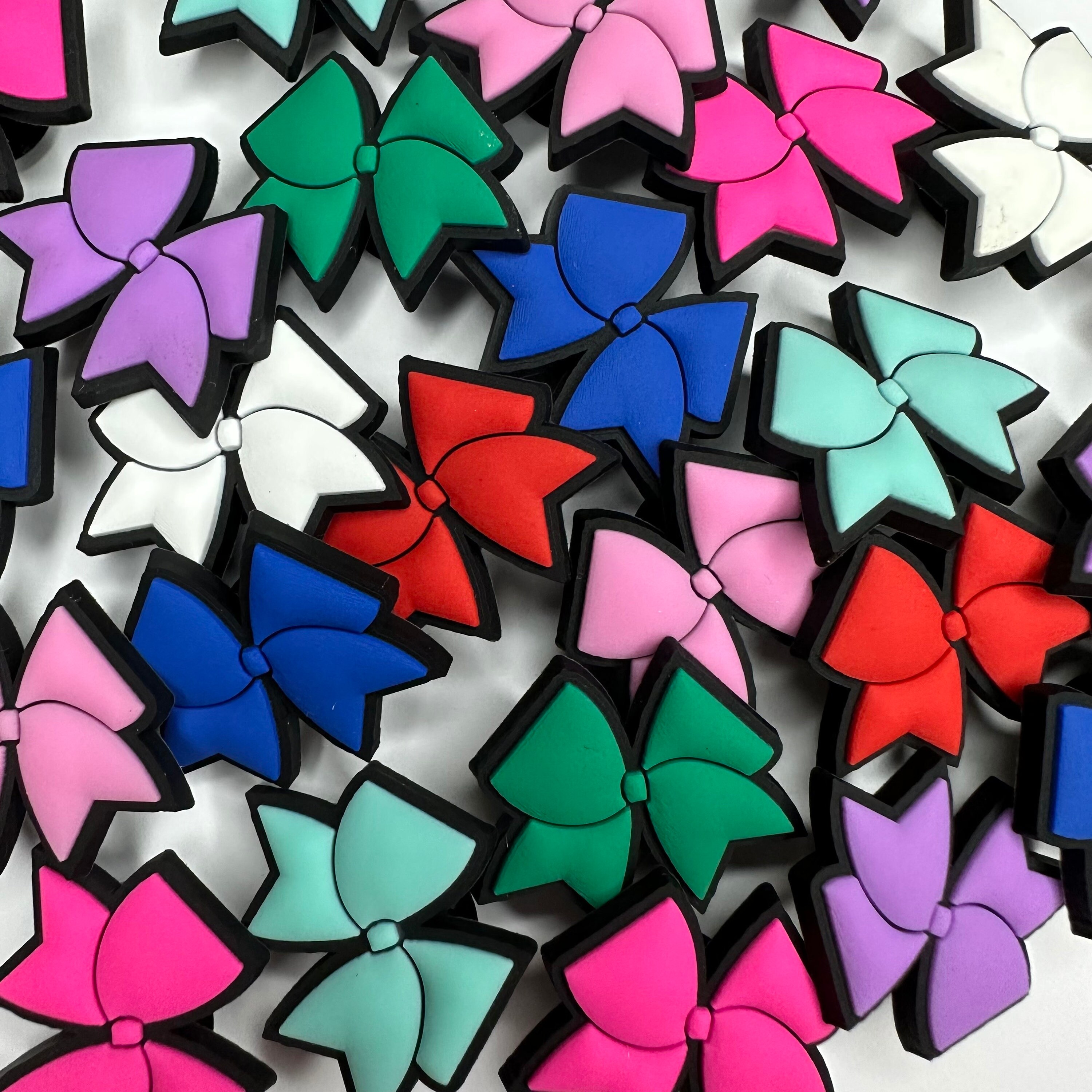 Cheer Bow Croc Charms - Etsy