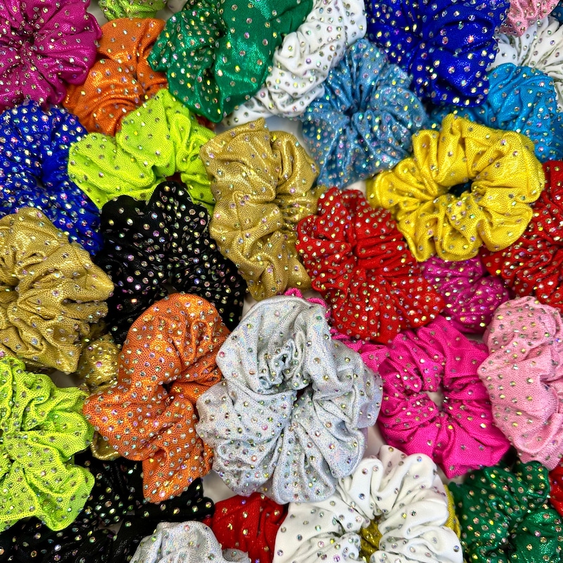 Sparkle Bow Scrunchie - Etsy
