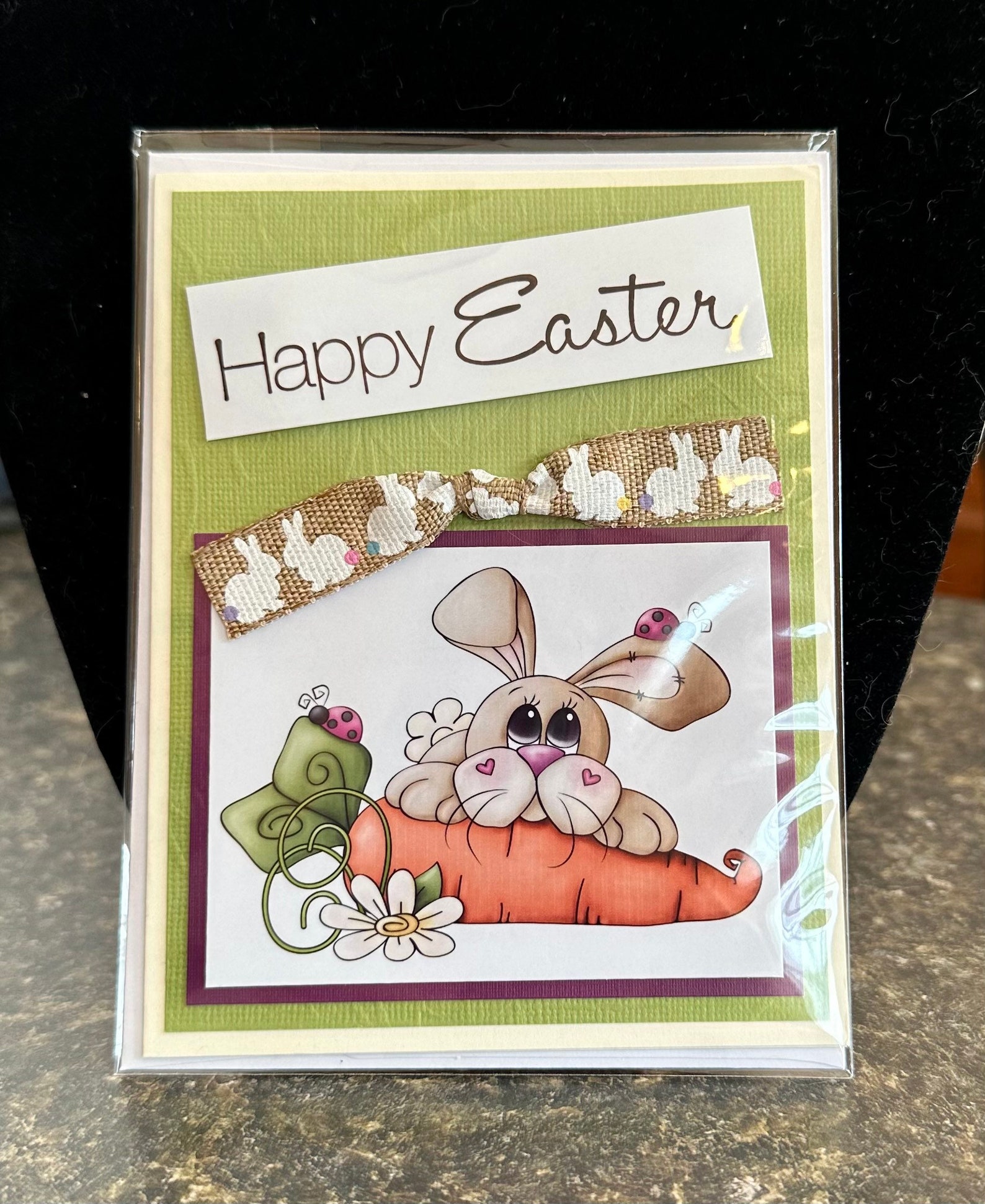 Happy Easter Bunny Carrot Cards - Etsy