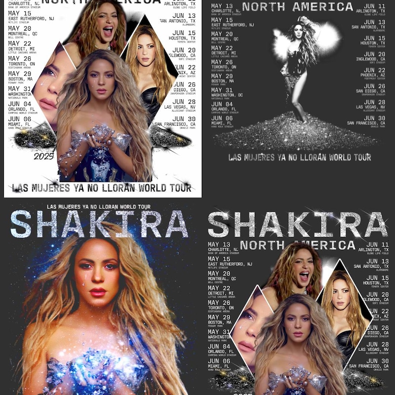 Shakira 2025 Png - Etsy