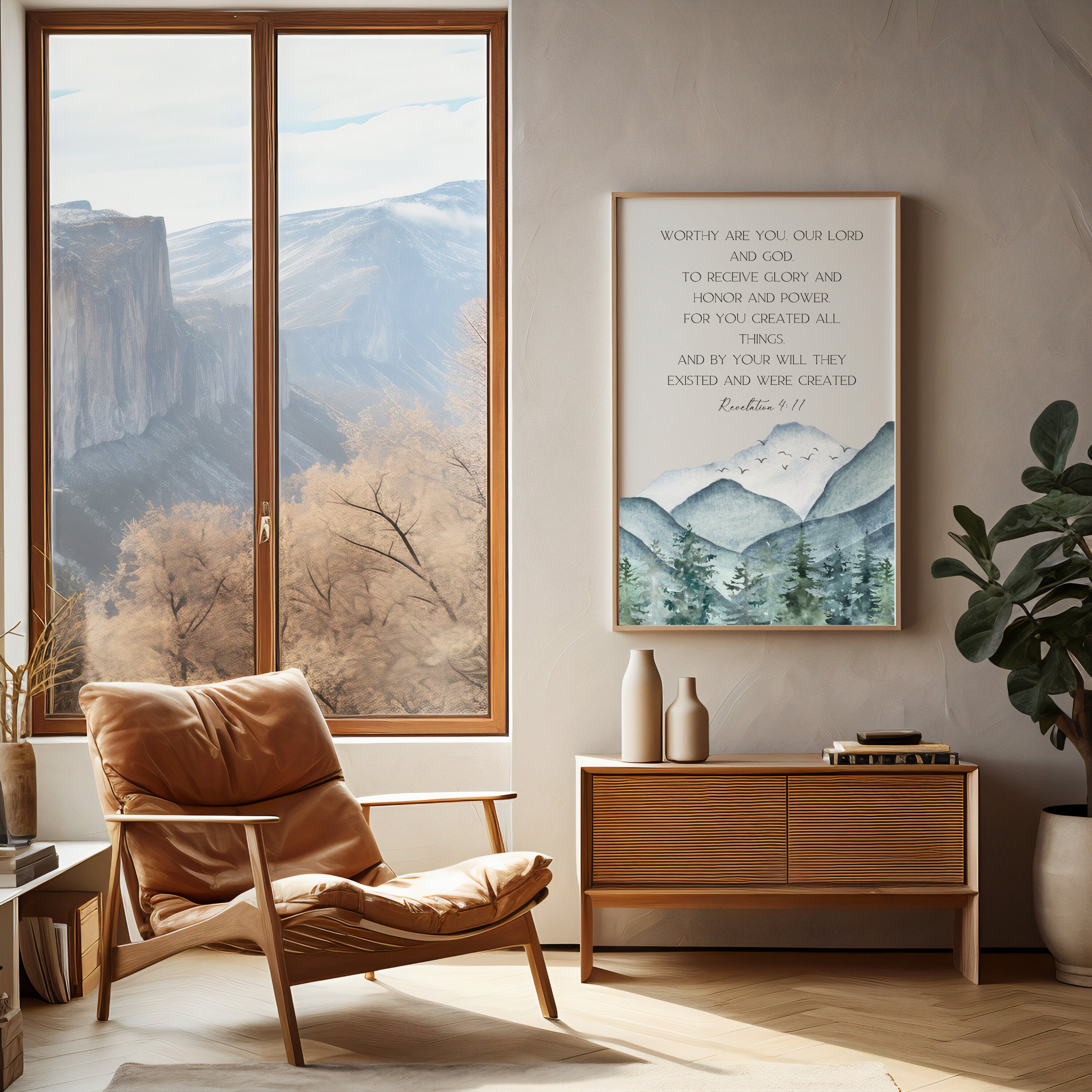 Revelations Wall Art, Boho Christian Decor, Boho Christian Prints ...