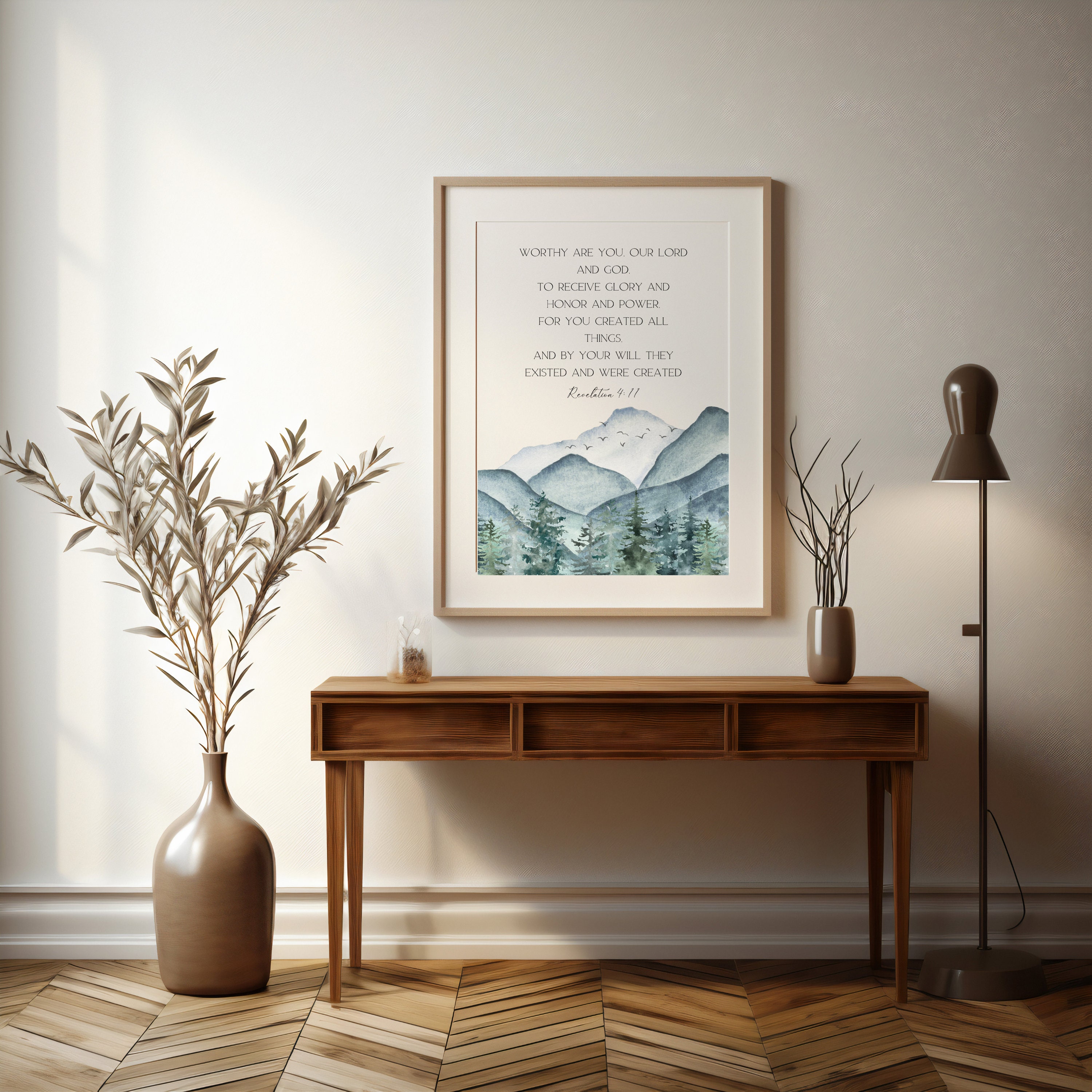 Revelations Wall Art, Boho Christian Decor, Boho Christian Prints ...