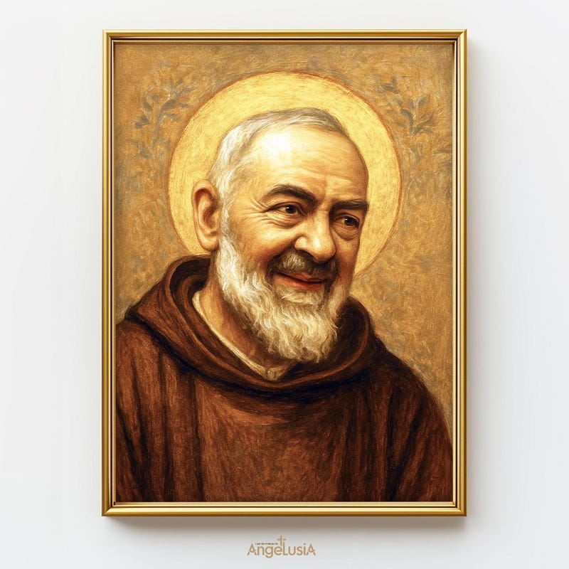 Saint Padre Pio Poster - Etsy