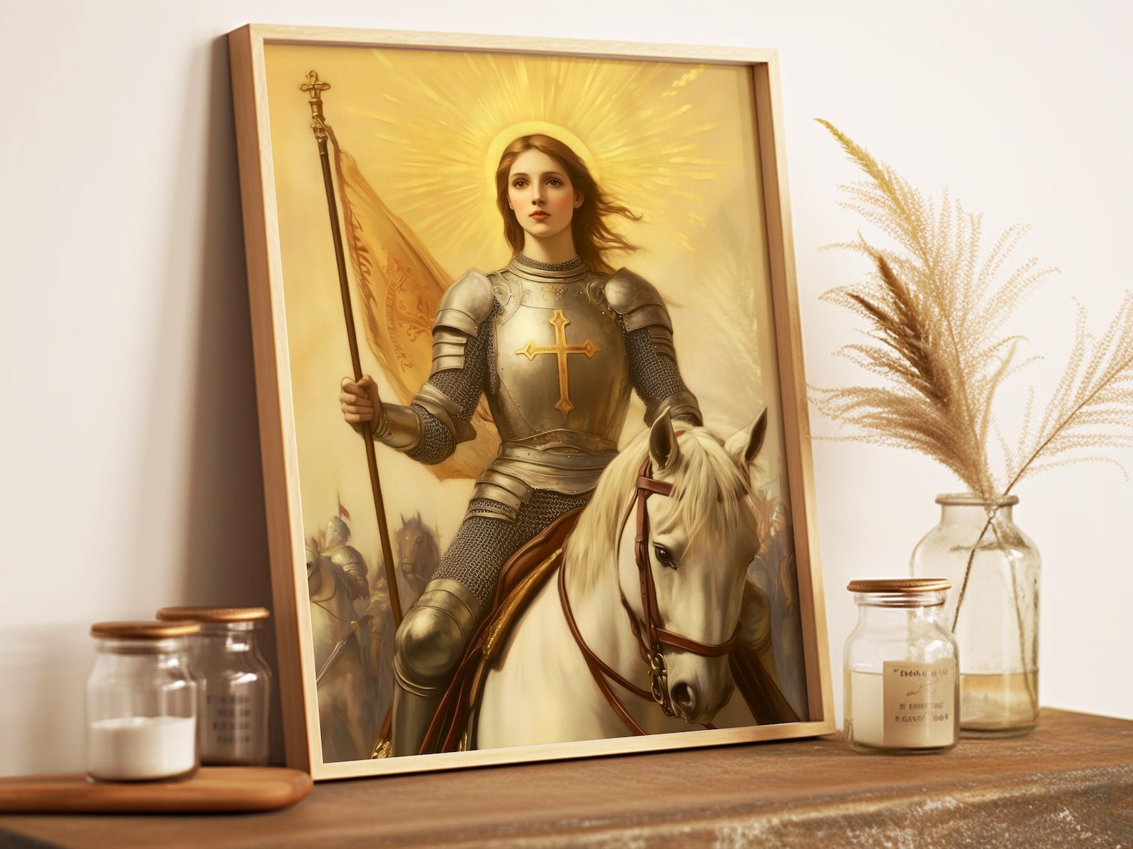 Saint Joan of Arc Print | Joan of Arc Poster | St Joan of Arc Art ...
