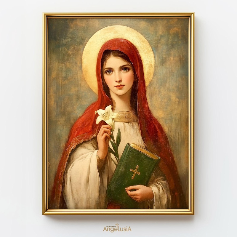 St Dymphna - Etsy