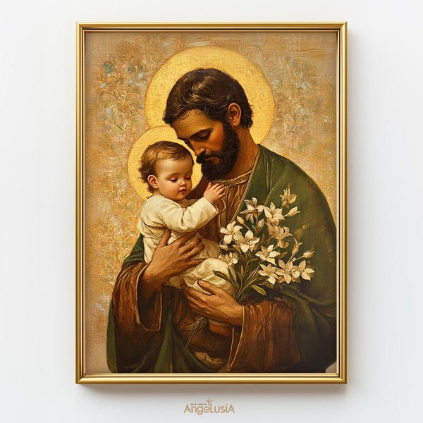 St. Joseph Print - Etsy