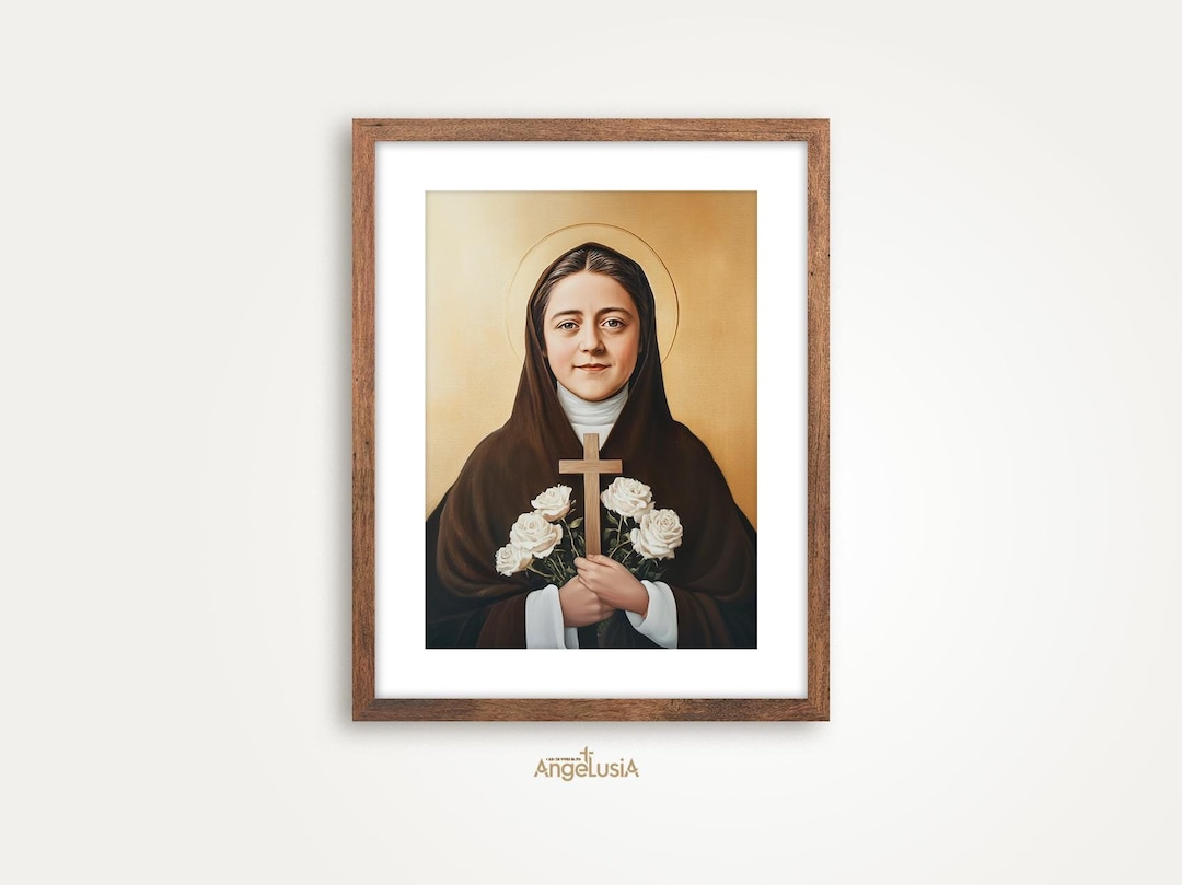 St. Therese of Lisieux Printed Poster / Saint Therese of the Child ...