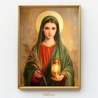 Saint Lucy | Catholic Saint Art Print - Etsy