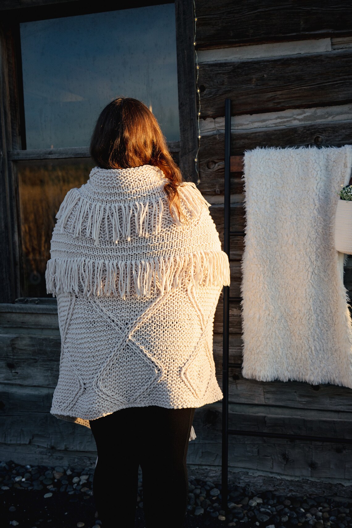 Cottagecore Throw Knitting Pattern Pdf - Etsy