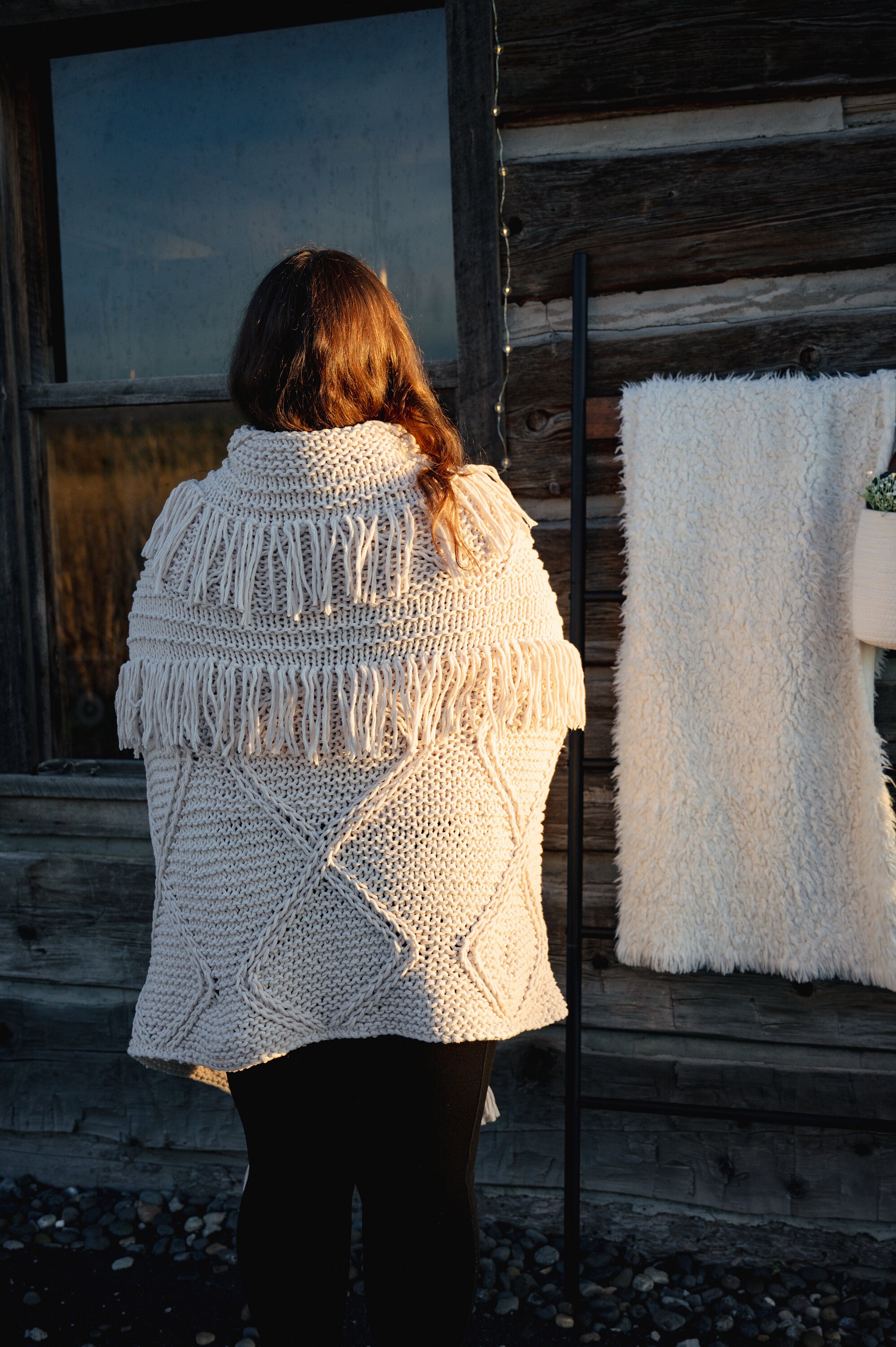 Cottagecore Throw Knitting Pattern Pdf - Etsy