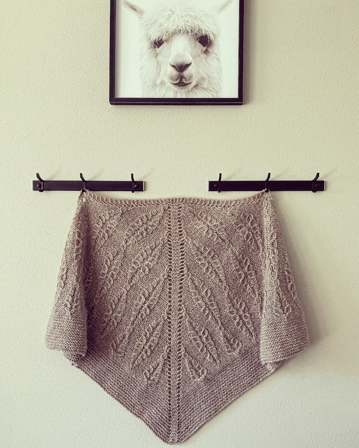 Snow Fern Shawl - Knit PDF Pattern - Etsy