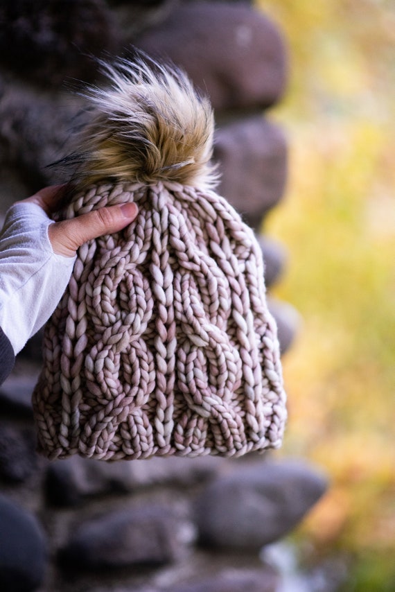 Alpine Lodge Hat Knit PDF Pattern | Etsy
