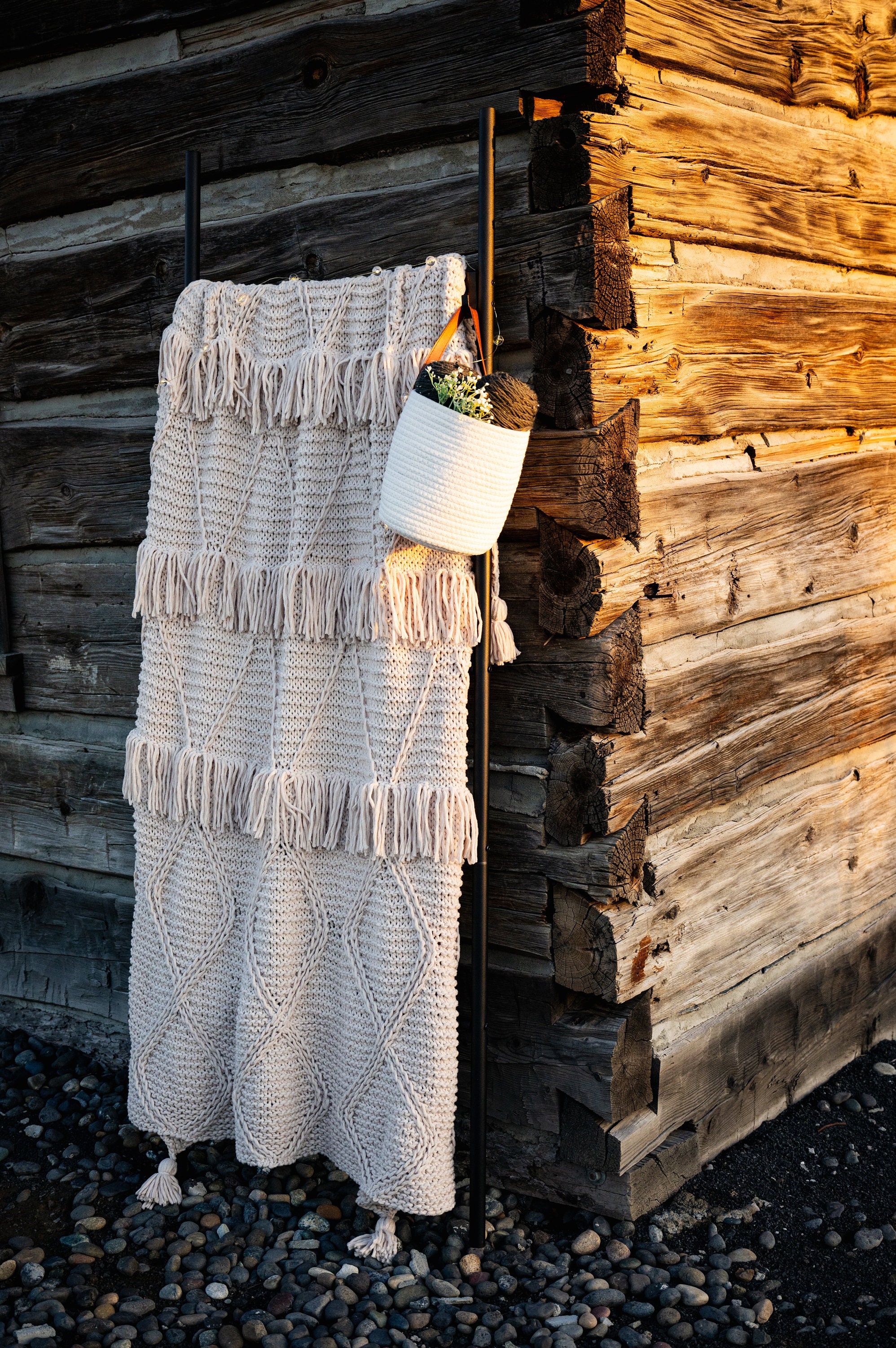 Cottagecore Throw Knitting Pattern Pdf - Etsy