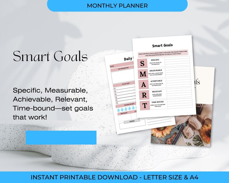 2025 Ultimate Goal Planner, SMART Goal Setting, 2025 Vision Board, New ...