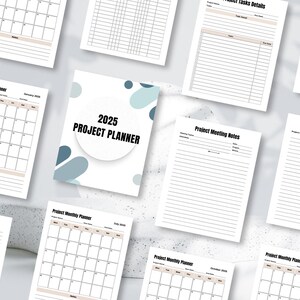 2025 Project Planner, Business Planner, 2025 Finance Planner, Project ...