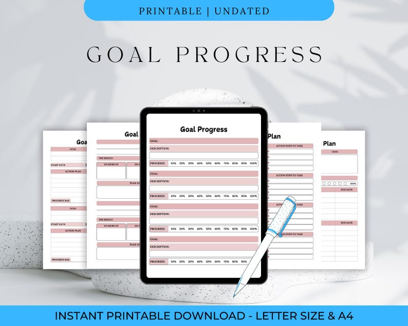 2025 Ultimate Goal Planner, SMART Goal Setting, 2025 Vision Board, New ...