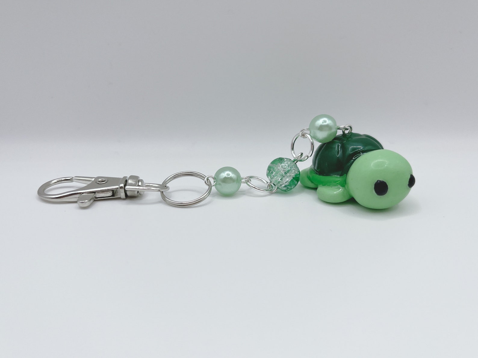 Cute Turtle | Handmade Polymer Clay Keychain - Etsy