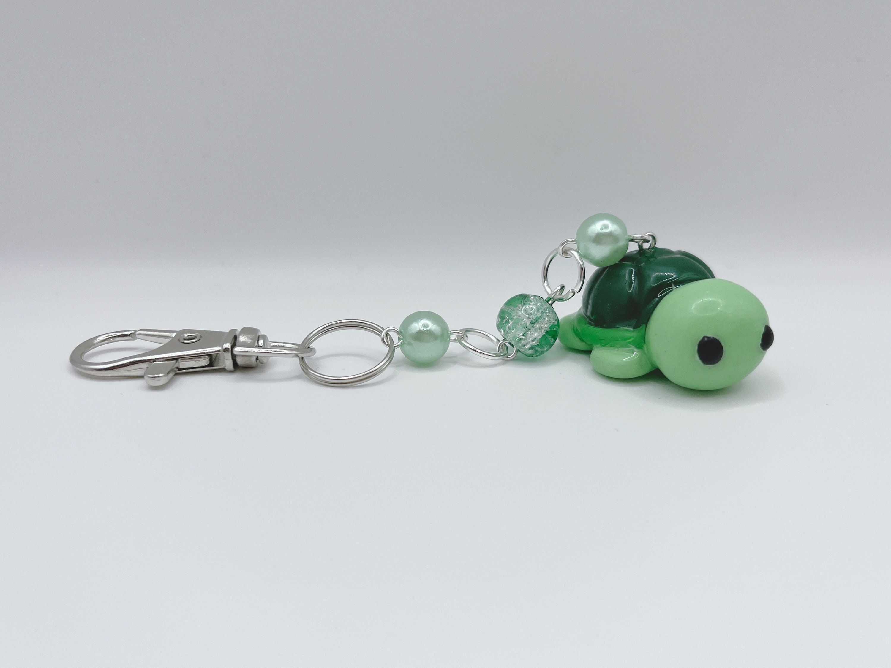 Cute Turtle | Handmade Polymer Clay Keychain - Etsy