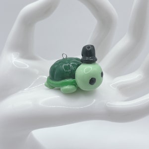 Cute Turtle | Handmade Polymer Clay Keychain - Etsy