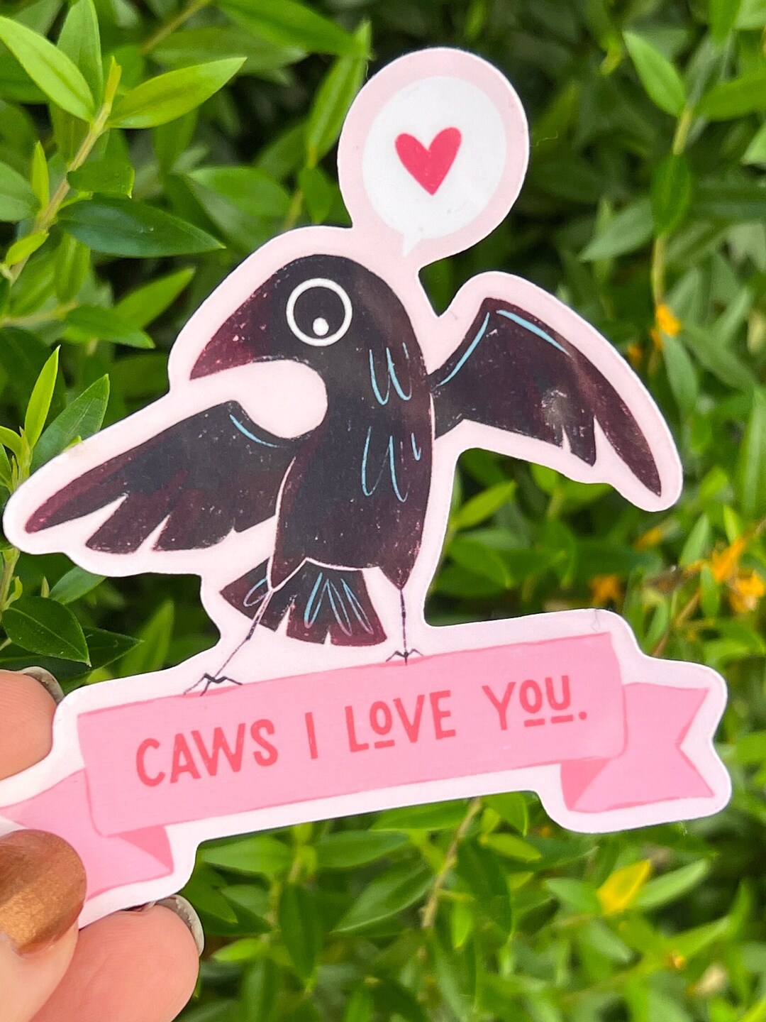 Crow Sticker | Waterproof | Laptop Decal | Journaling | Scrapbooking ...