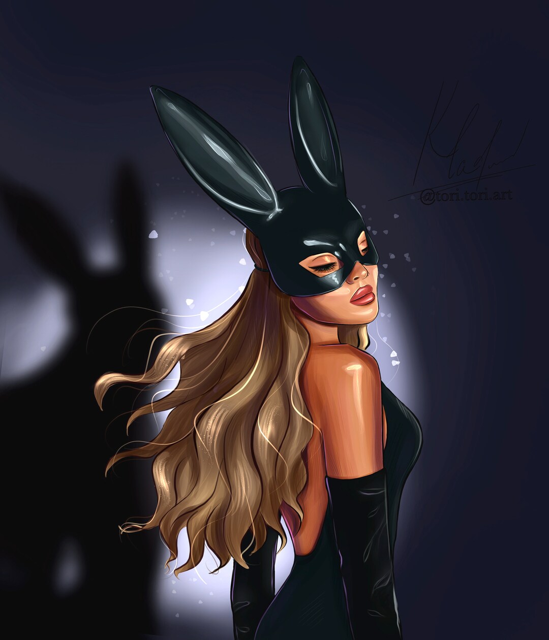 Woman in Rabbit Mask - Etsy