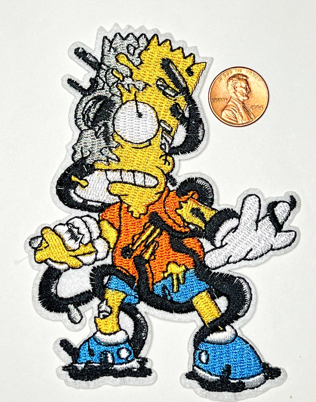 The Simpsons Homer Bart Patch Disney the Simpsons Emblem Appliqué ...