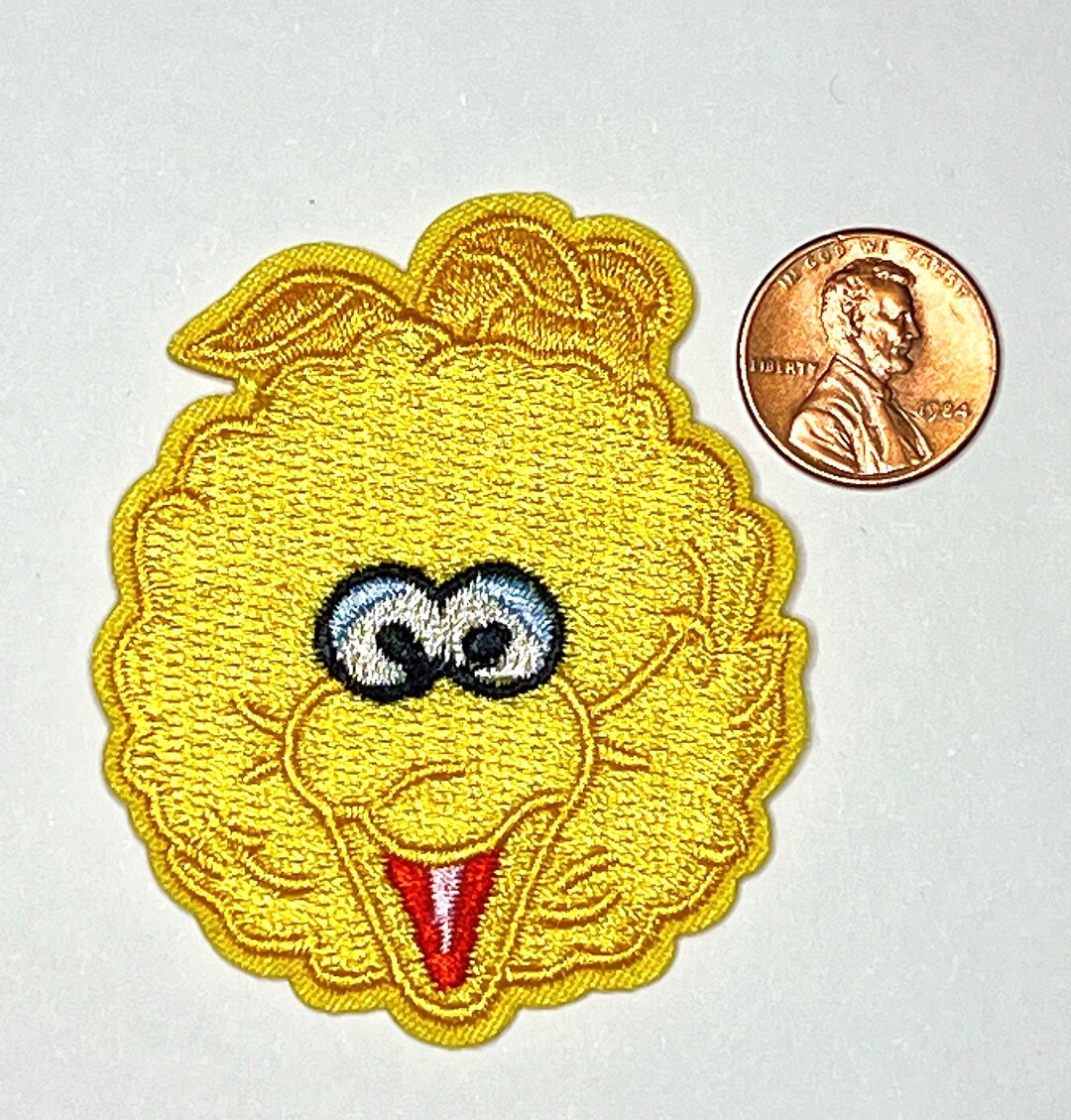 Sesame Street Bird Elmo Patch Disney Yellow Bird Emblem Cookie Monster ...