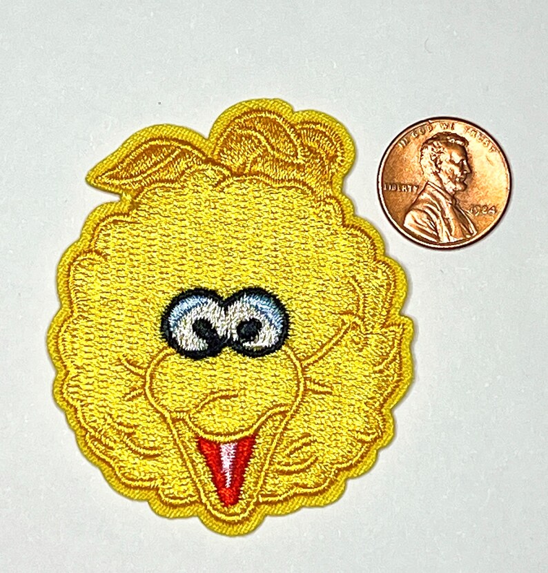 Sesame Street Bird Elmo Patch Disney Yellow Bird Emblem Cookie Monster ...