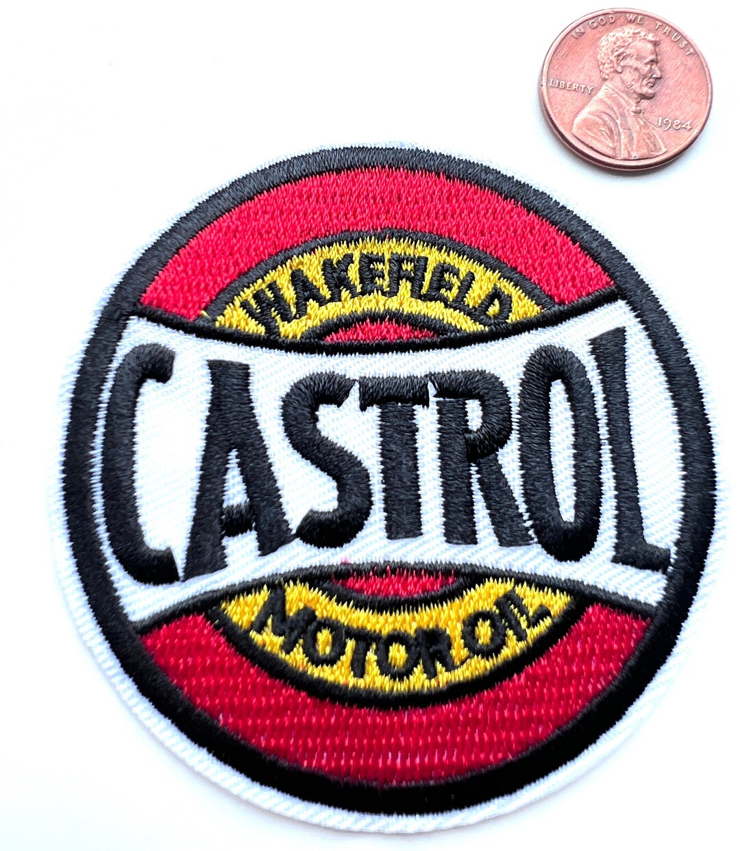 Castro Engine Oil Patch Formula One Racing Emblem Motorsport Appliqué ...