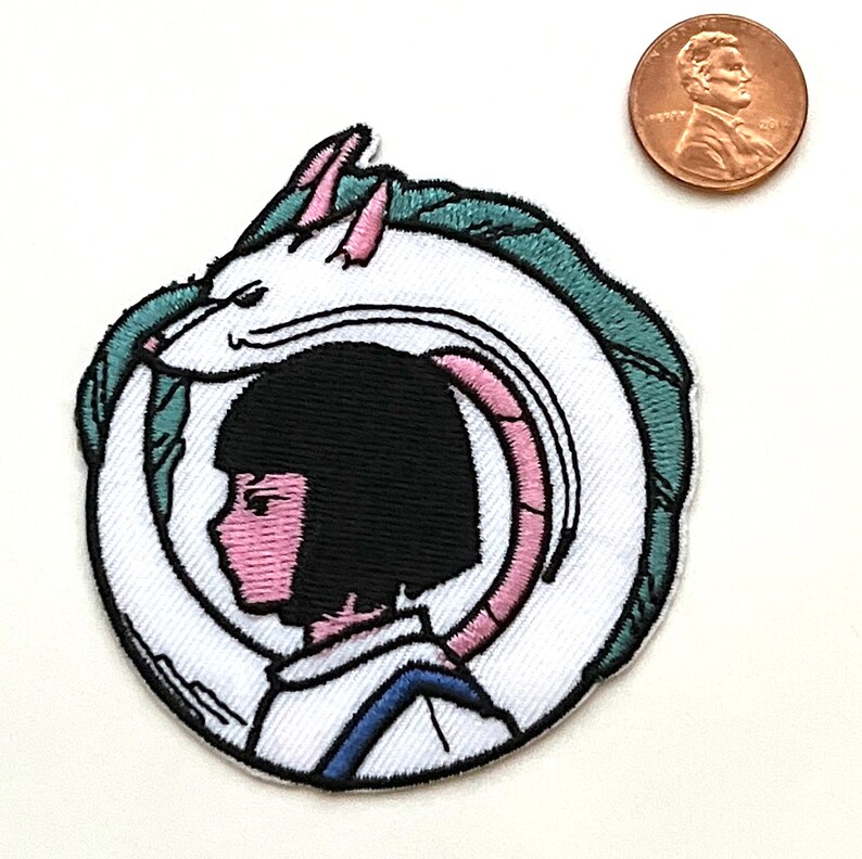 Spirited Away Haku and White Dragon Patch Japan Animation Emblem Haku ...