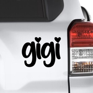 Gigi Vinyl Decal Sticker, Granny Laptop Decal, Grandma Sticker ...
